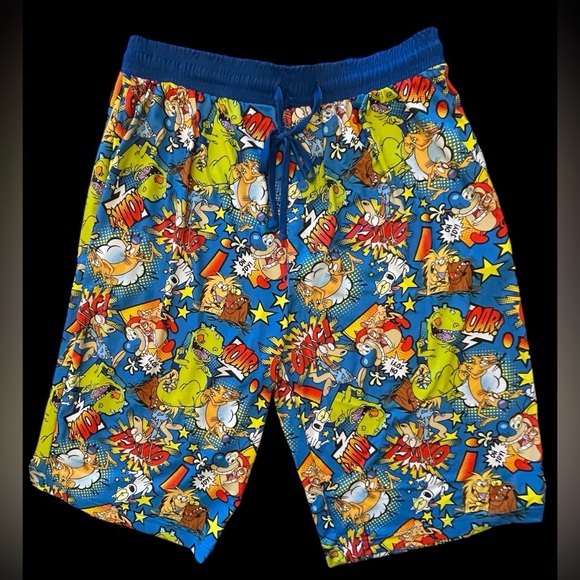 Nickelodeon | Shorts | Nickelodeon Colorful Cartoon Shorts | Poshmark